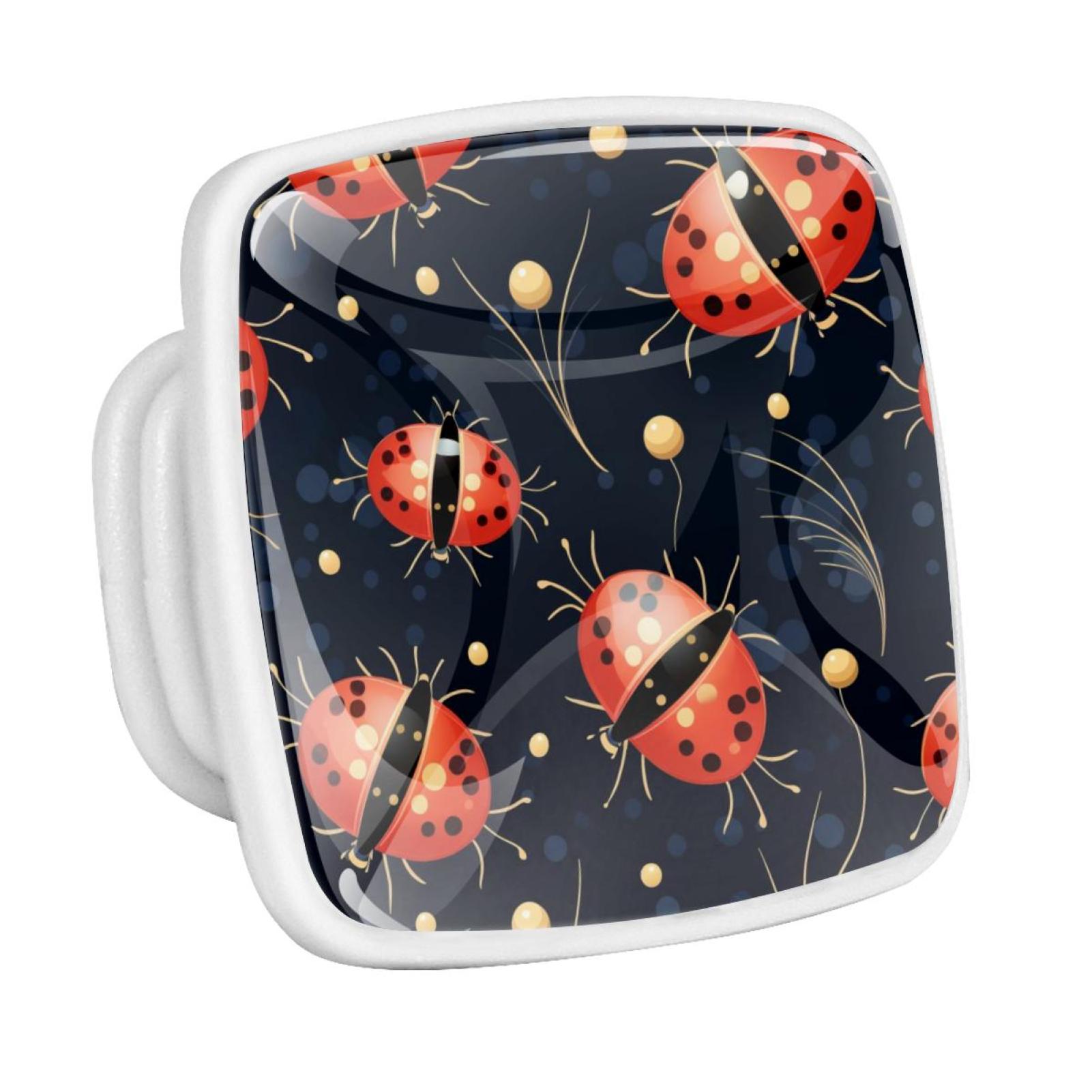 Ladybird Ladybug Coccinella Septempunctata Fluorescent Drawer Pulls ...