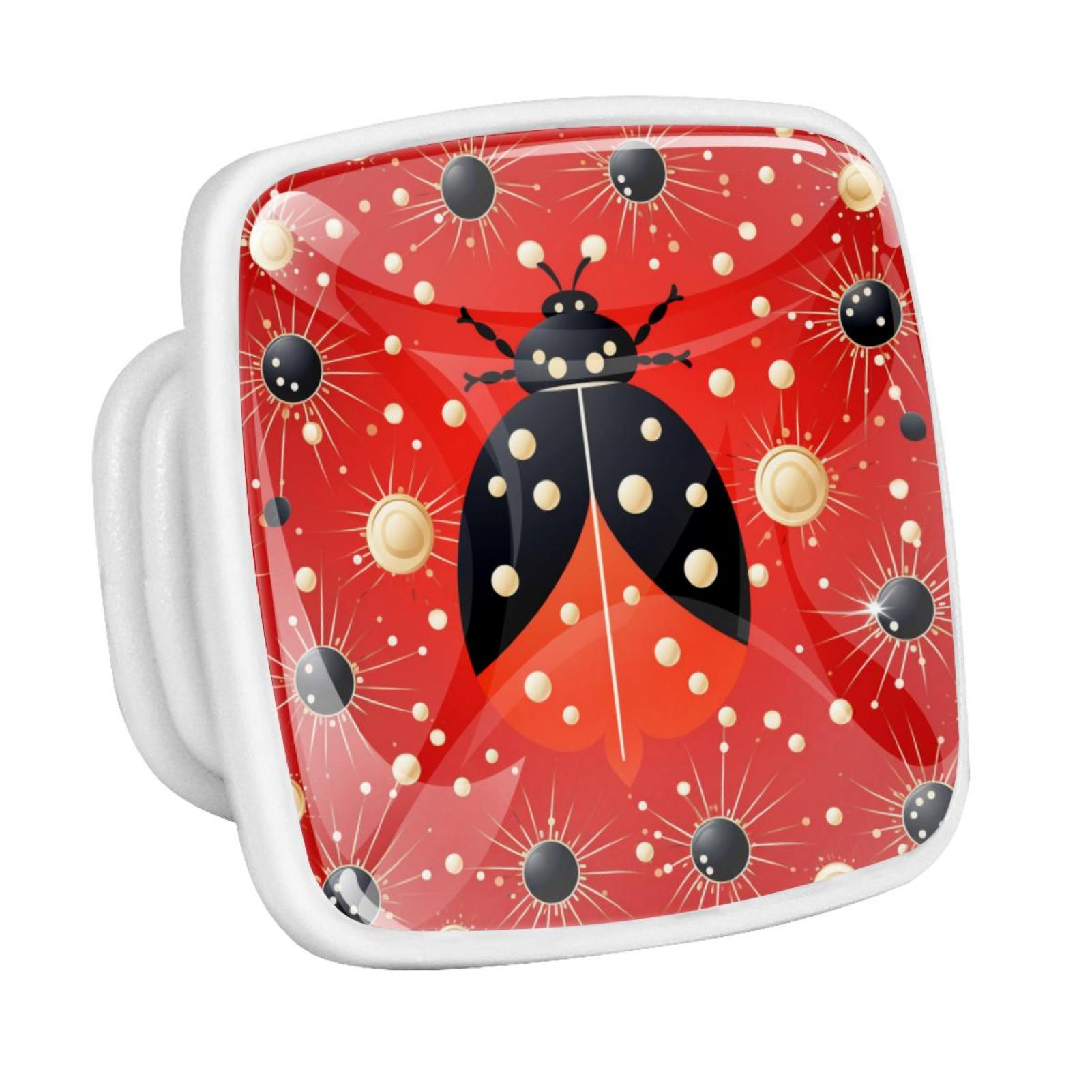 Ladybird Ladybug Coccinella Septempunctata Fluorescent Drawer Pulls ...