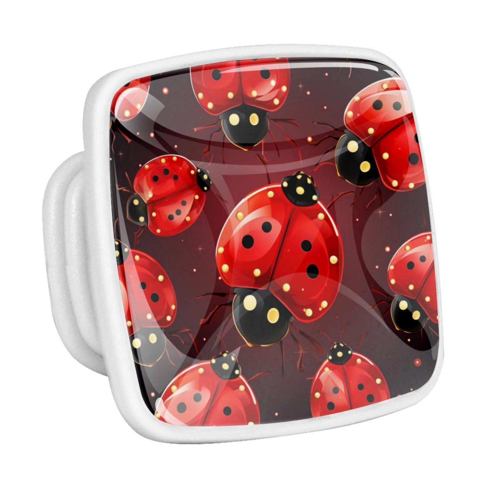Ladybird Ladybug Coccinella Septempunctata Fluorescent Drawer Pulls ...
