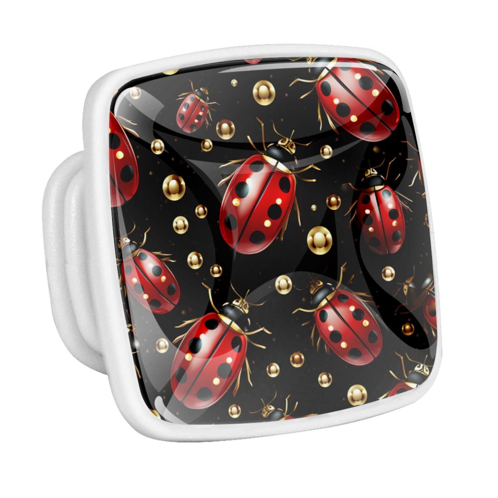 Ladybird Ladybug Coccinella Septempunctata Fluorescent Drawer Pulls ...