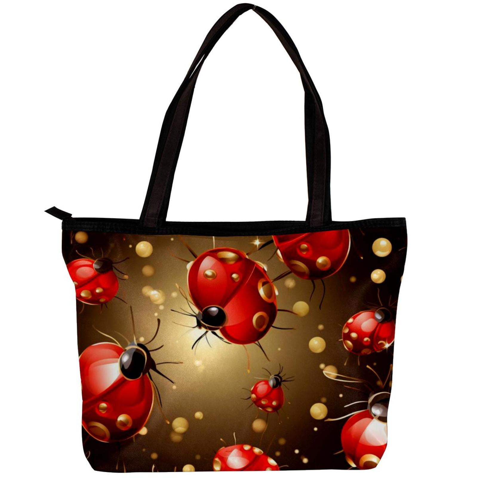Ladybird Ladybug Coccinella Septempunctata Handbags Fashion Women ...