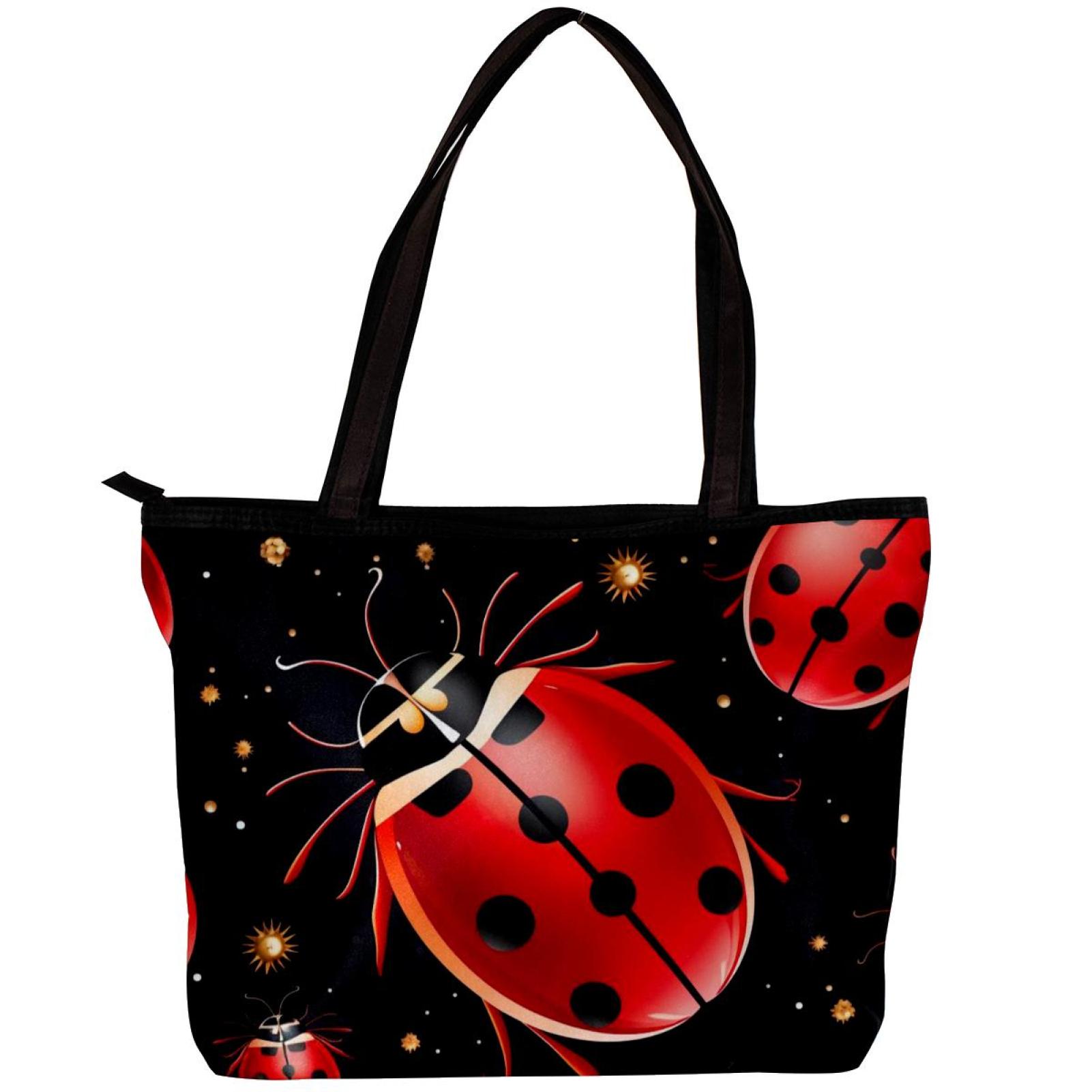 Ladybird Ladybug Coccinella Septempunctata Handbags Fashion Women ...