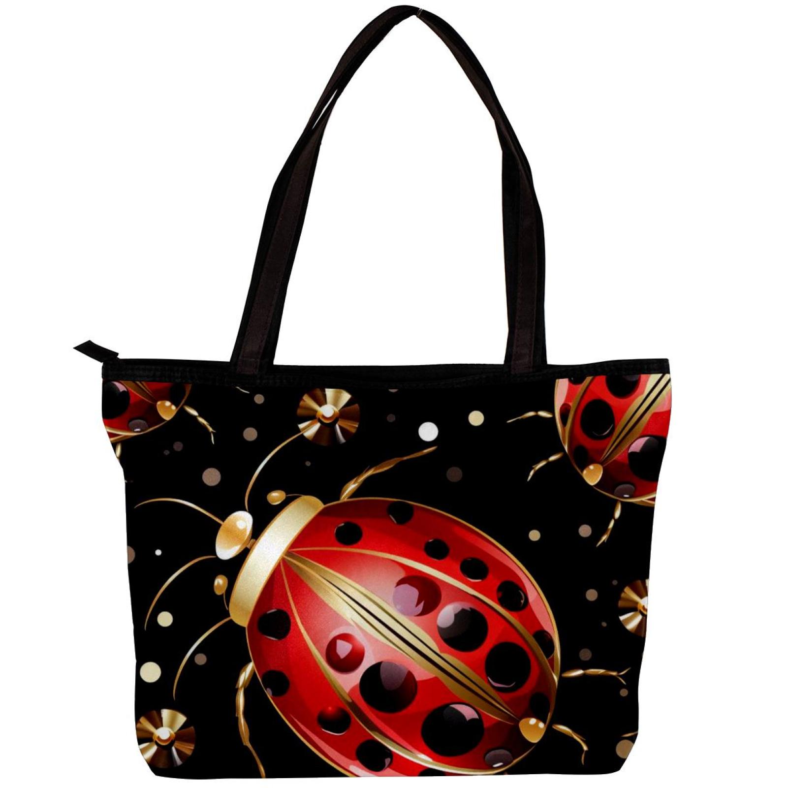 Ladybird Ladybug Coccinella Septempunctata Handbags Fashion Women ...