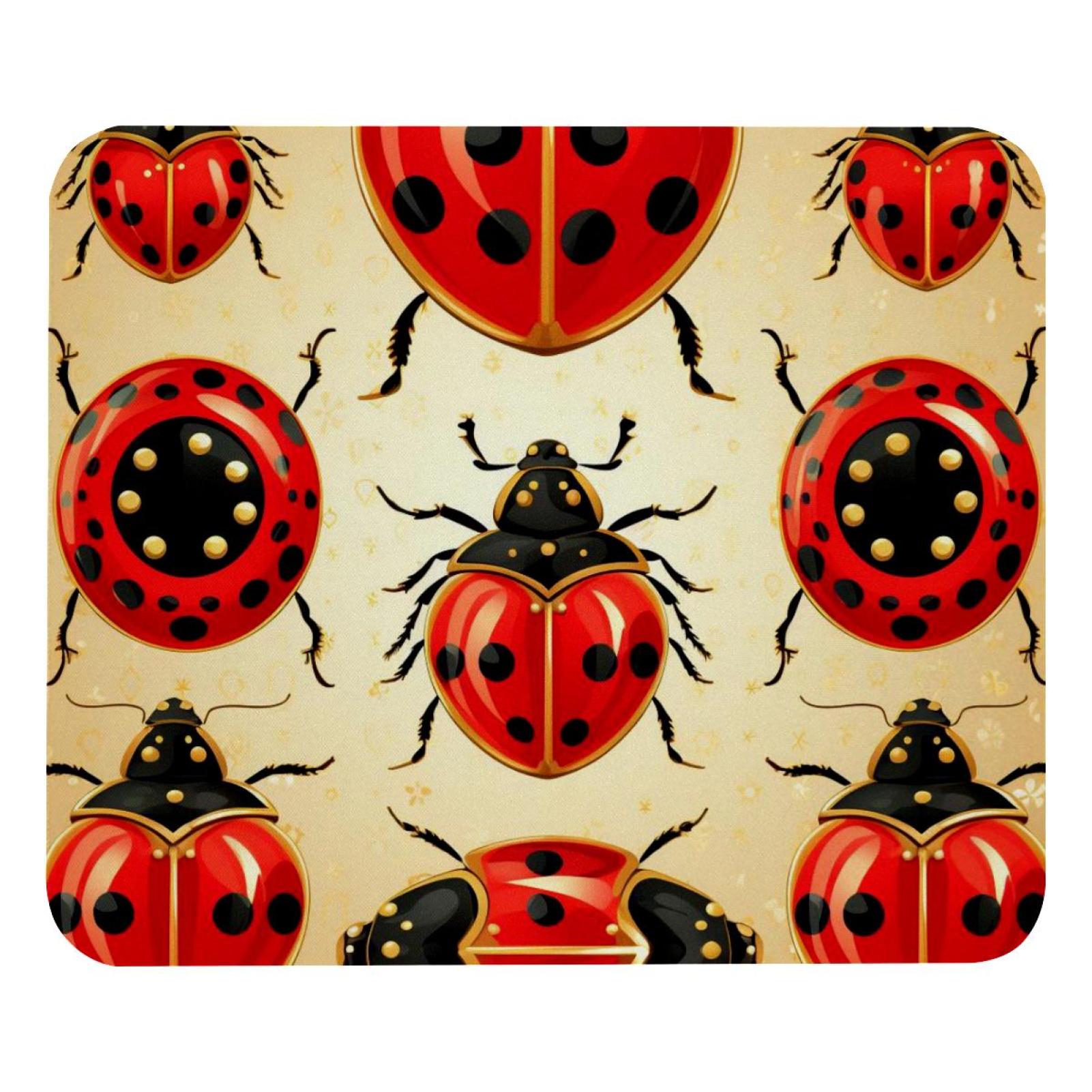 Ladybird Ladybug Coccinella Septempunctata Non-Slip Rubber Bottom ...