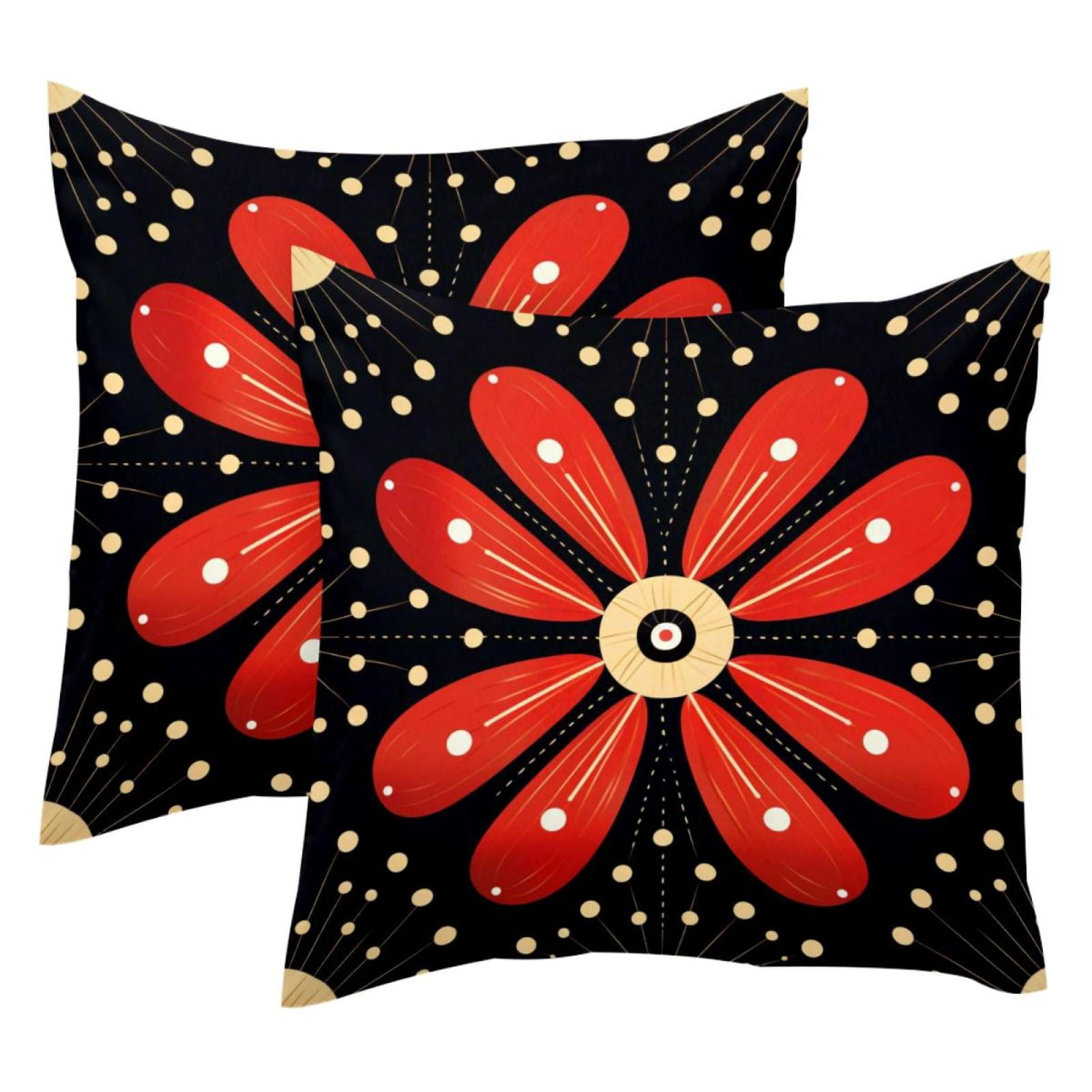 Ladybird Ladybug Coccinella Septempunctata Pattern 2PCS Printed Square ...
