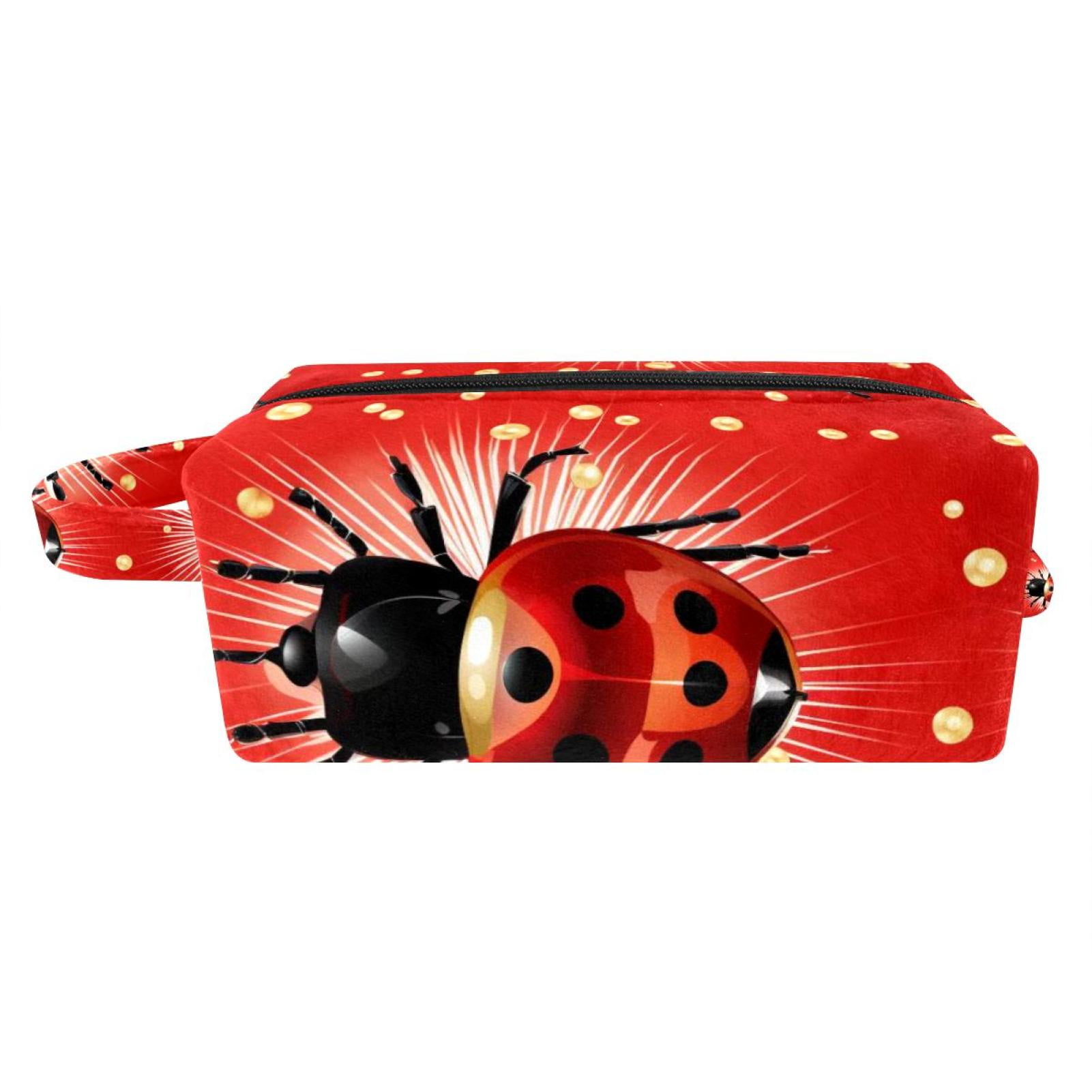 Ladybird Ladybug Coccinella Septempunctata Pattern Makeup Bag Trip ...