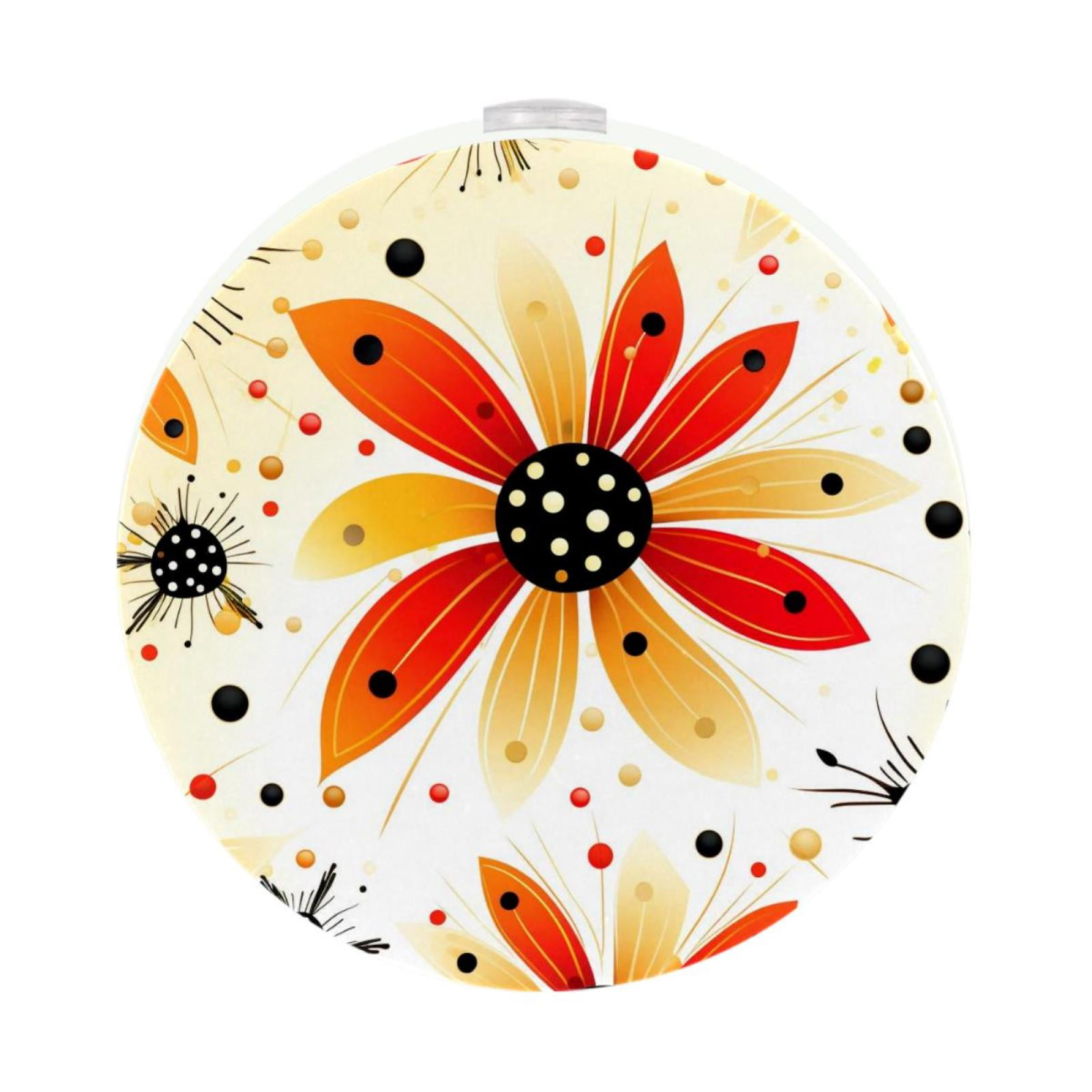 Ladybird Led Round Night Light-2pcs, Portable Stick on Night Lamp for ...