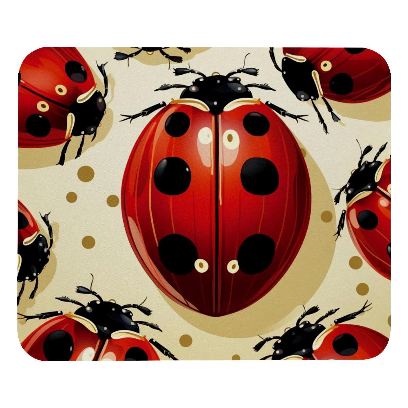 Ladybird Mouse Pad, Personality Design Rubber Base for Office Decor for ...
