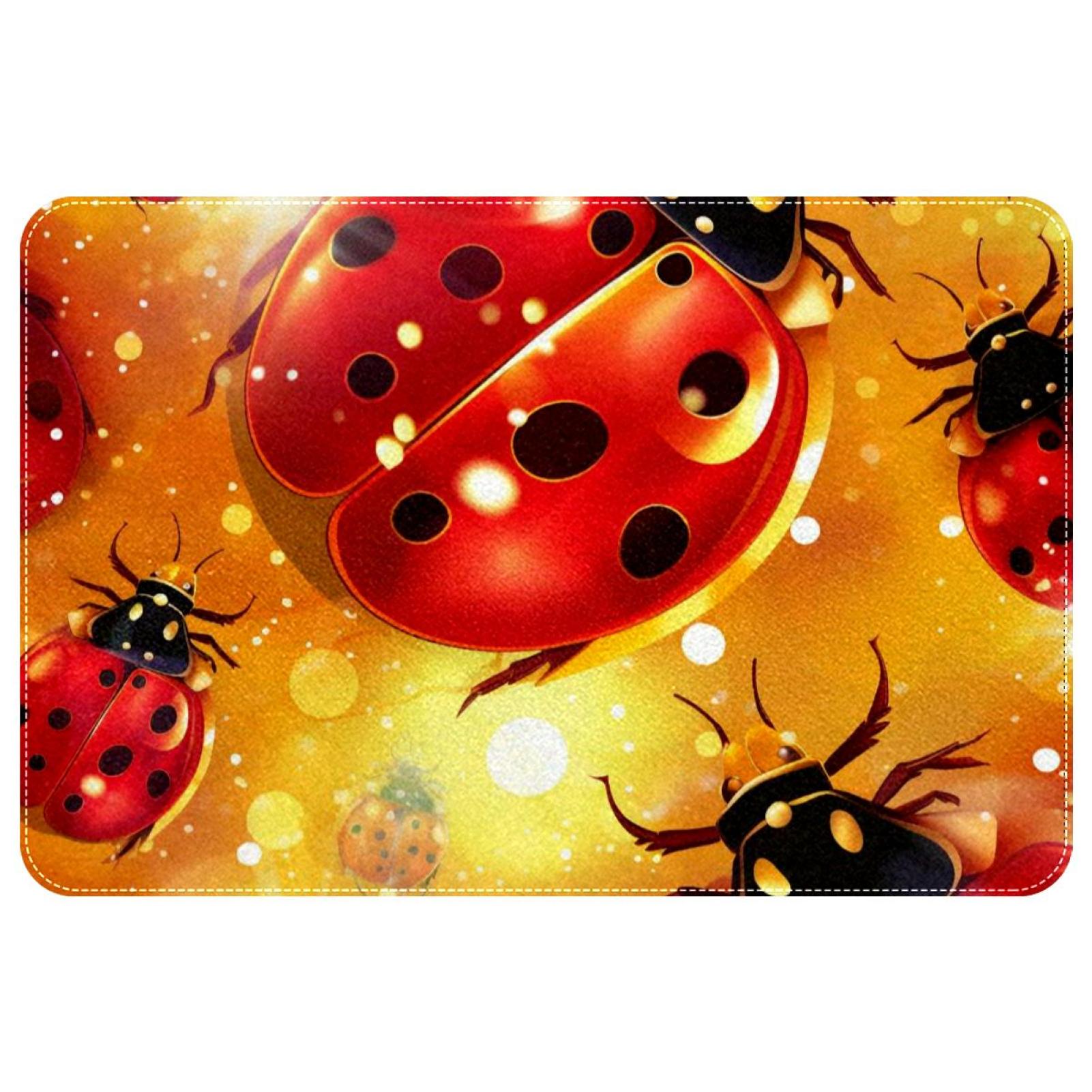 Ladybird Polyester Non-Slip Game Mat Area Rug Floor Carpet Machine ...