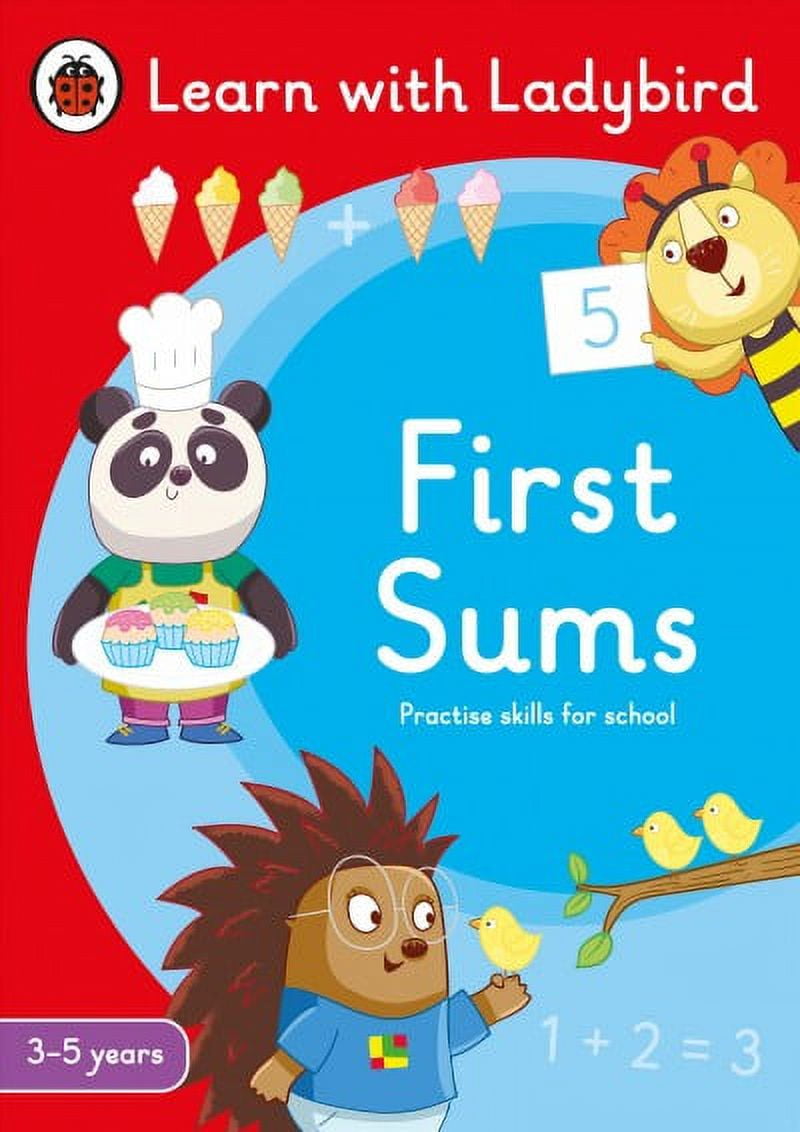 Ladybird Readers: First Sums: A Learn with Ladybird Activity Book 3-5 ...