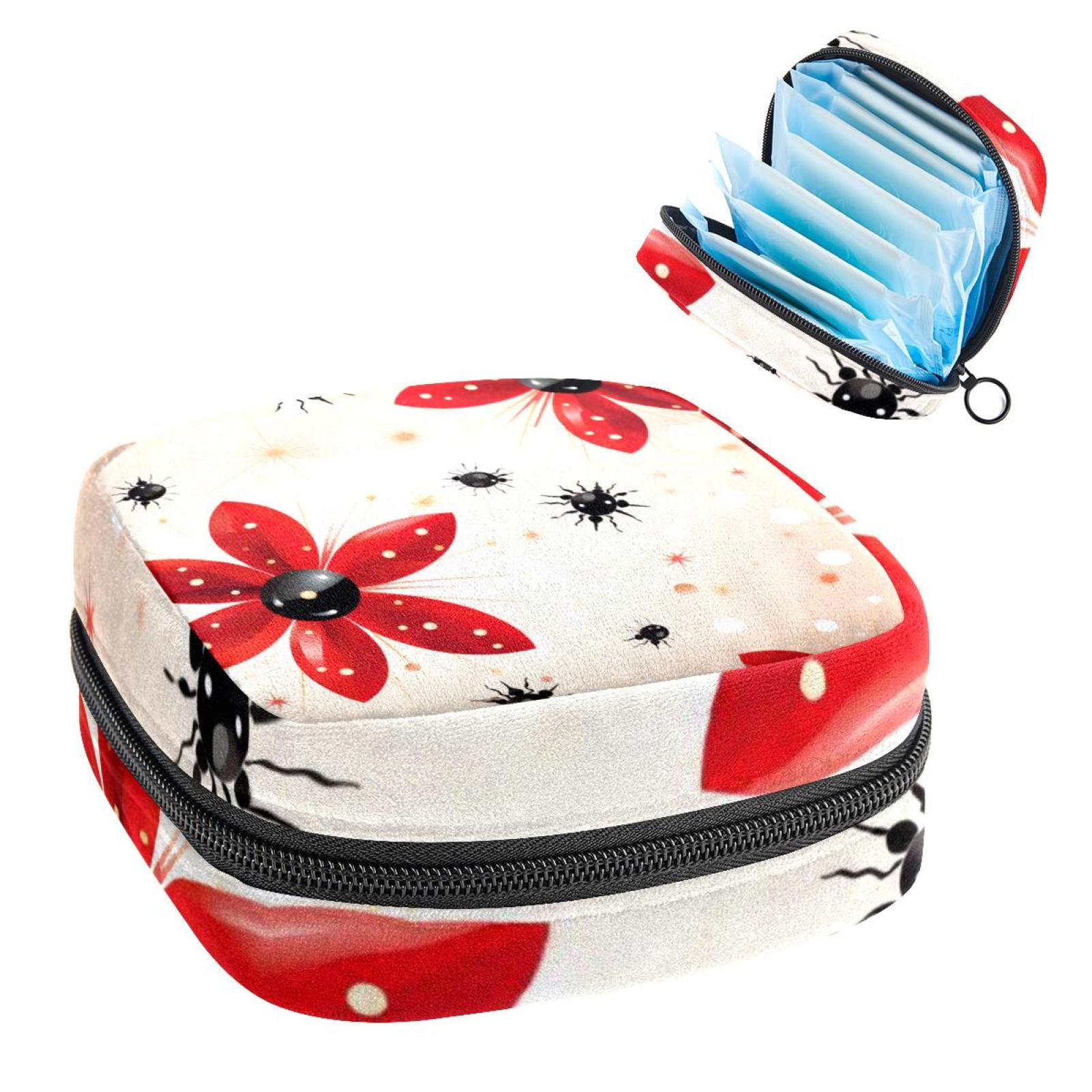 Ladybird Small Bag Sanitary Napkin Bag Mini Pouch for Purse Small ...