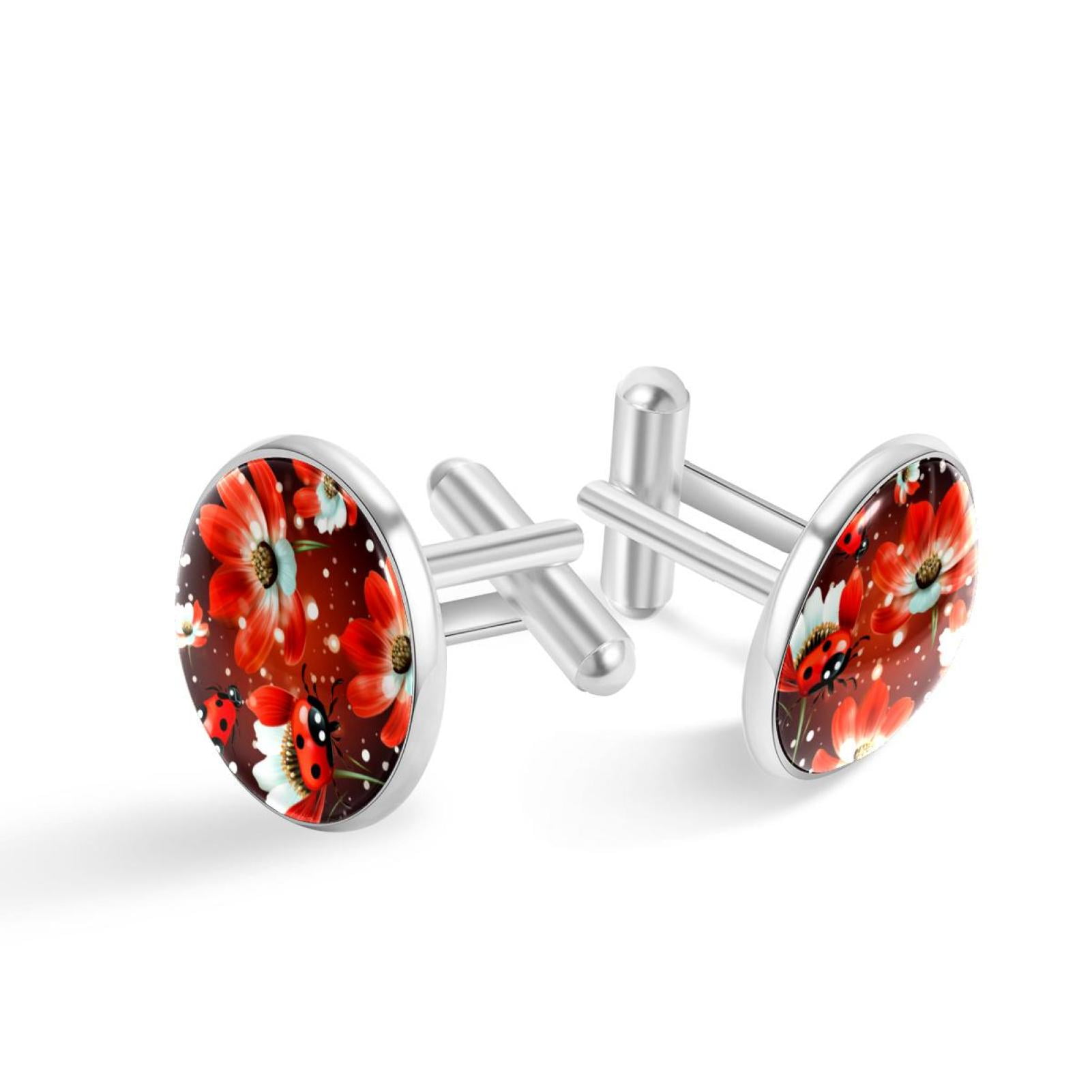 Ladybird Stylish Stainless Steel Men's Cufflinks for Shirts and Suits ...