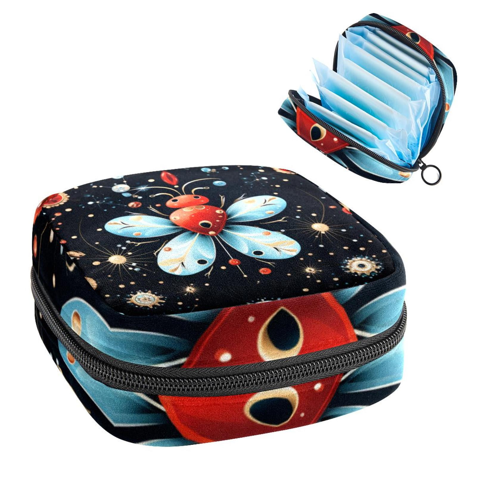 Ladybird Toiletry Bag Small Travel Storage Pouch for Menstrual Pads ...