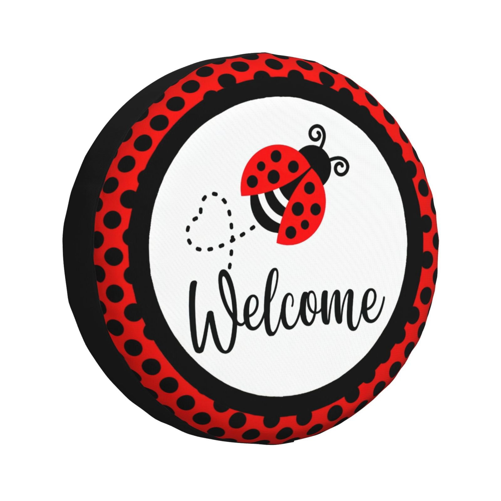 Ladybug-4 Tire Cover 16" Wheel Protectors Tyre Covers Weatherproof ...