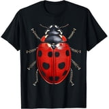 Ladybug Animal Motif Artwork Ladybug T-Shirt - Walmart.com