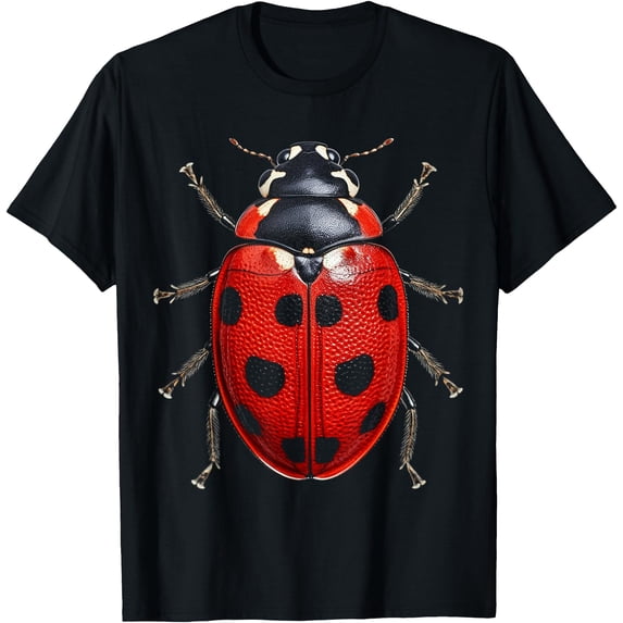 Ladybug Animal Motif Artwork Ladybug T-Shirt - Walmart.com