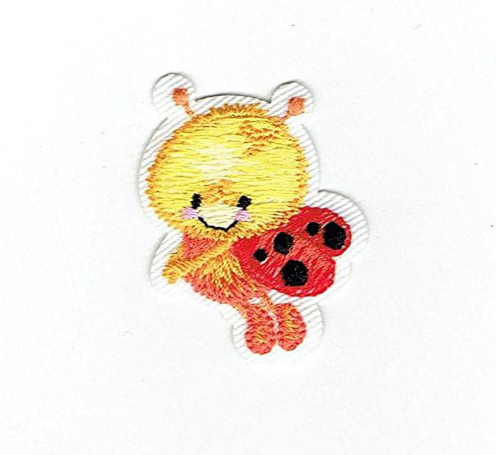 Ladybug - Children's - Flying Left - Iron On Applique/Embroidered Patch ...