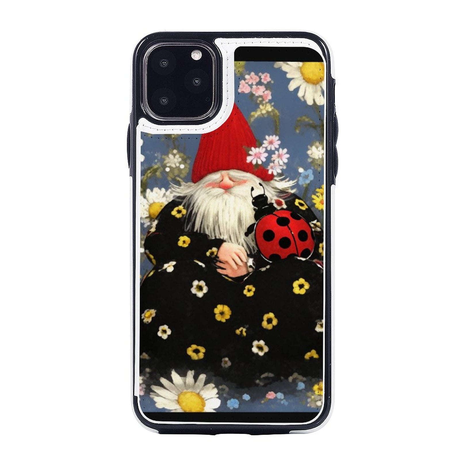 Ladybug Dwarf And Daisy Leather Wallet Case for iPhone 16 15 14 13 12 ...