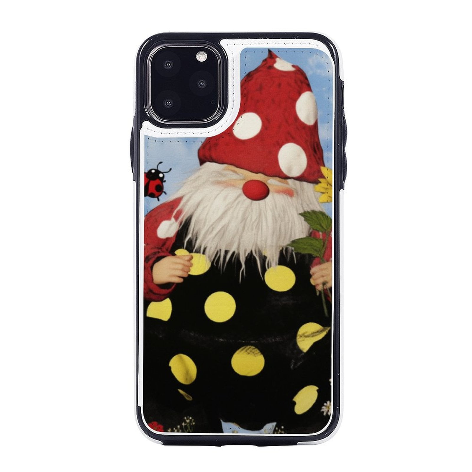 Ladybug Dwarf And Daisy Leather Wallet Case for iPhone 16 15 14 13 12 ...