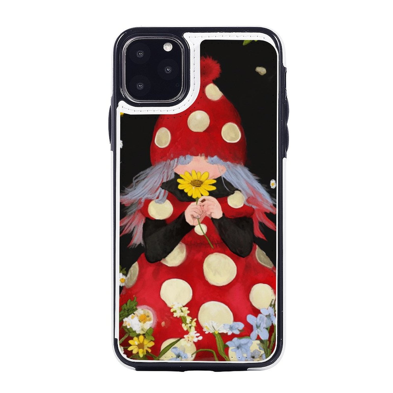 Ladybug Dwarf And Daisy Leather Wallet Case for iPhone 16 15 14 13 12 ...