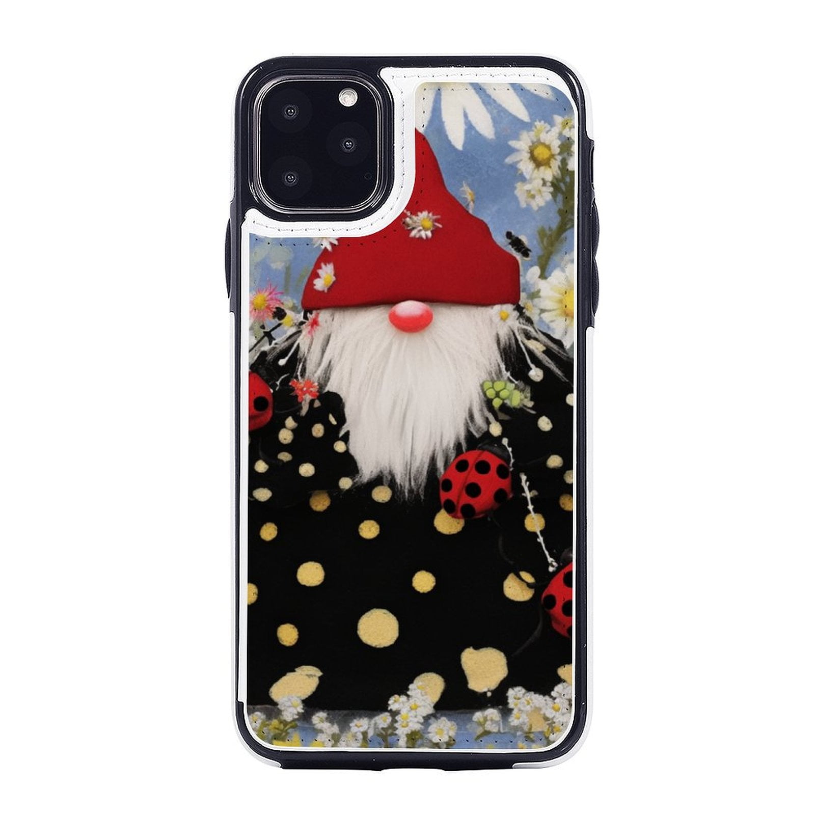 Ladybug Dwarf And Daisy Leather Wallet Case for iPhone 16 15 14 13 12 ...