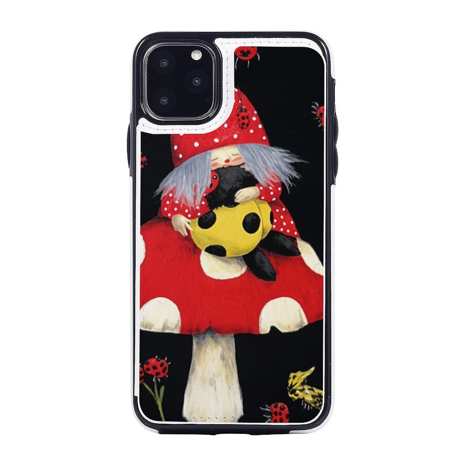 Ladybug Dwarf And Daisy Leather Wallet Case for iPhone 16 15 14 13 12 11 Pro Max Wallet Case ...