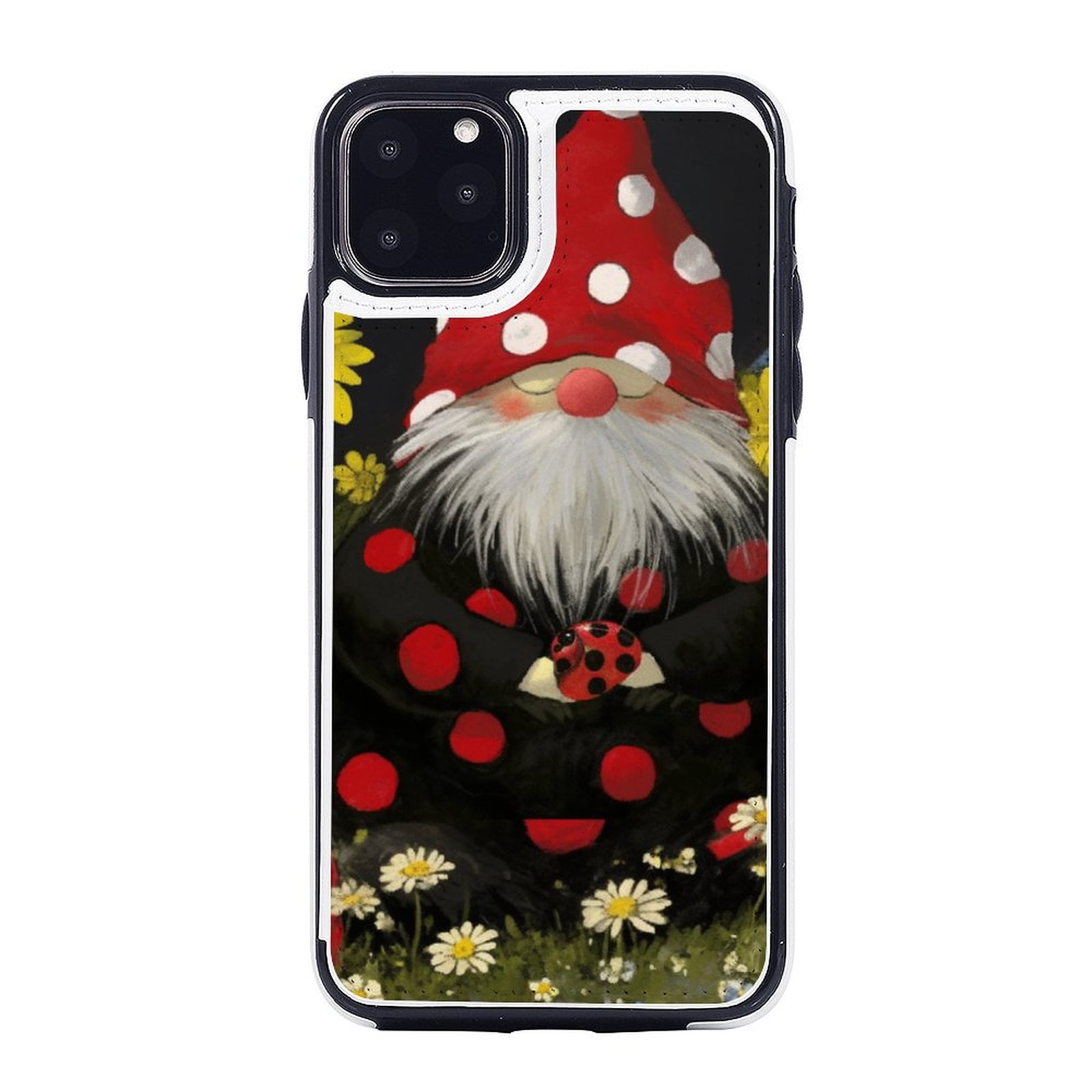 Ladybug Dwarf And Daisy Leather Wallet Case for iPhone 16 15 14 13 12 ...