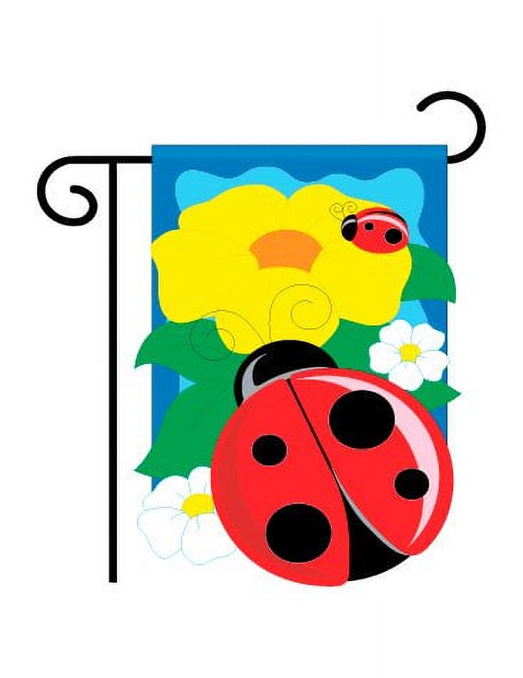 Ladybug Garden Flag - Walmart Business Supplies