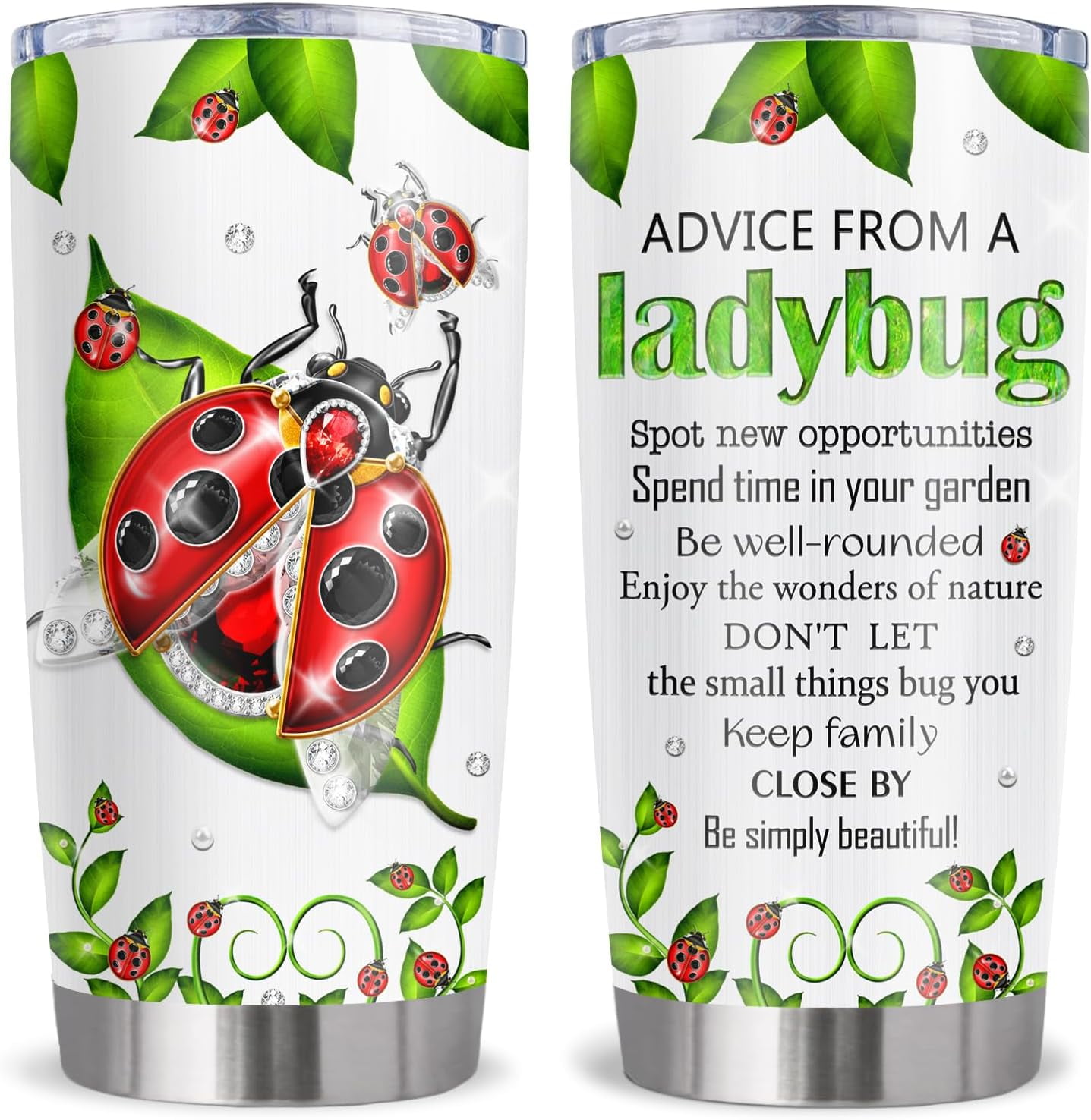 Ladybug Gifts, Ladybug Gifts for Women Tumbler 20 Oz, Ladybug Stuff ...