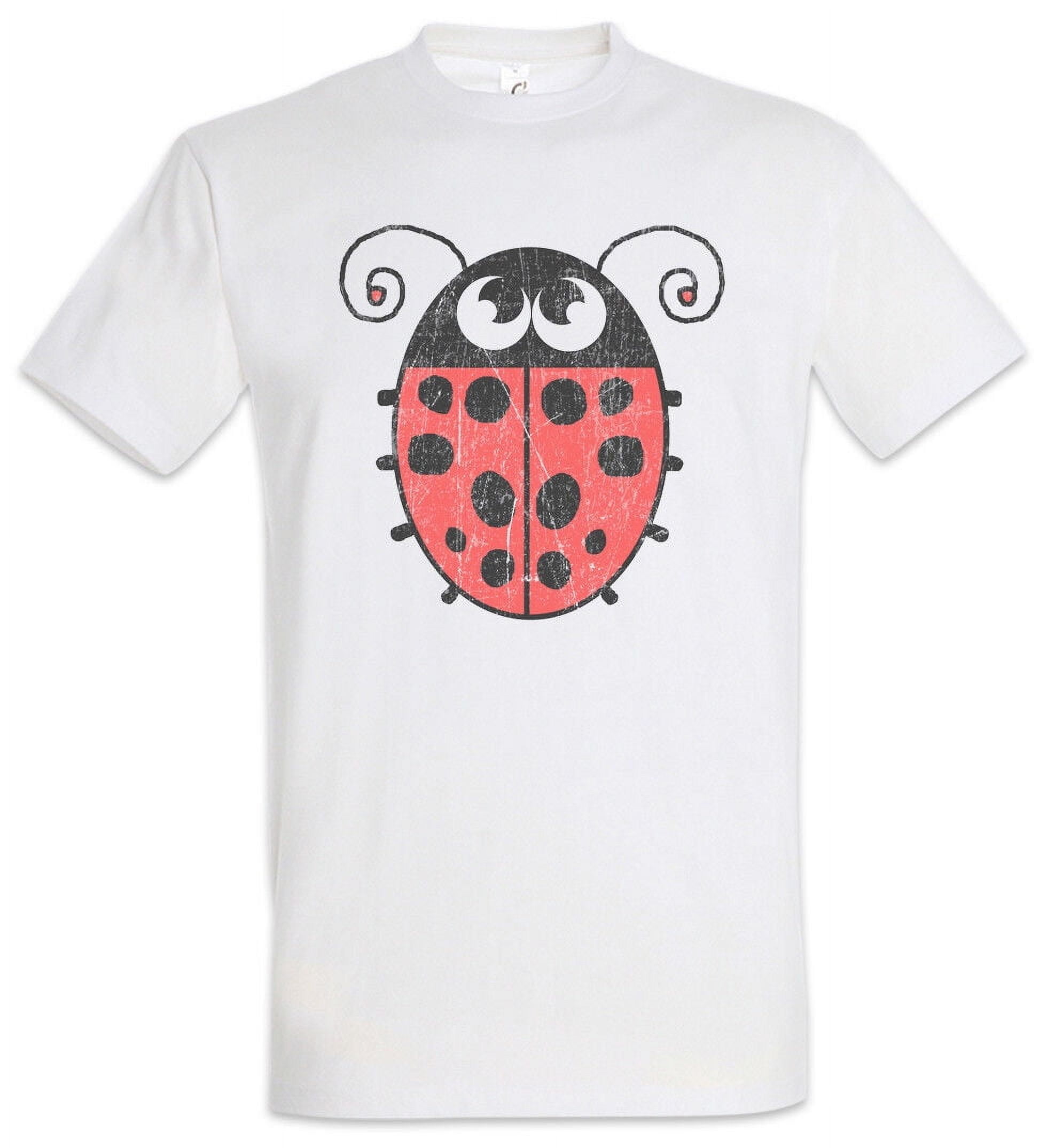 Ladybug I T-Shirt Toon Cartoon Drawing Bug Point Points Marienkäfer Käfer - Walmart.com