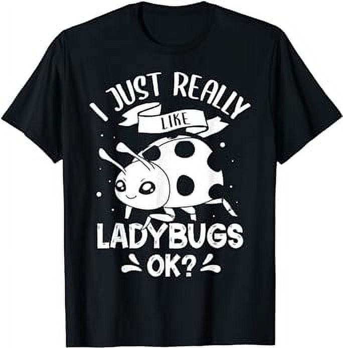 Ladybug Insect Gift Garden Habitat T-Shirt - Walmart.com