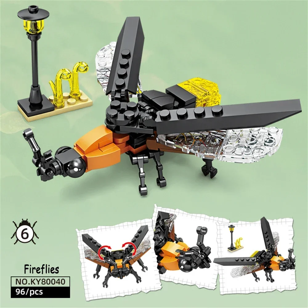 Ladybug Insects Building Blocks Toys Set - Long-Lasting Play for Kids ...