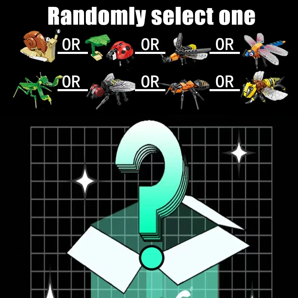 Ladybug Insects Building Blocks Toys Set - Long-Lasting Play for Kids ...