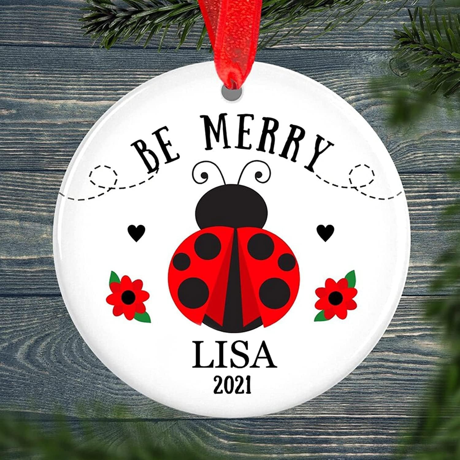 Ladybug Lady Bug Ornaments, Ladybug Christmas Ornament Ladybug Tree ...