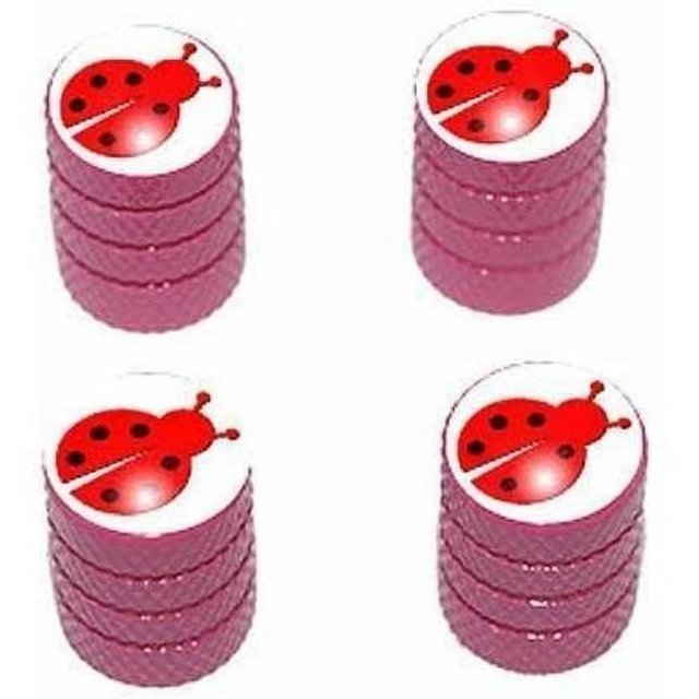 Ladybug Lady Bug Tire Rim Wheel Aluminum Valve Stem Caps, Multiple ...