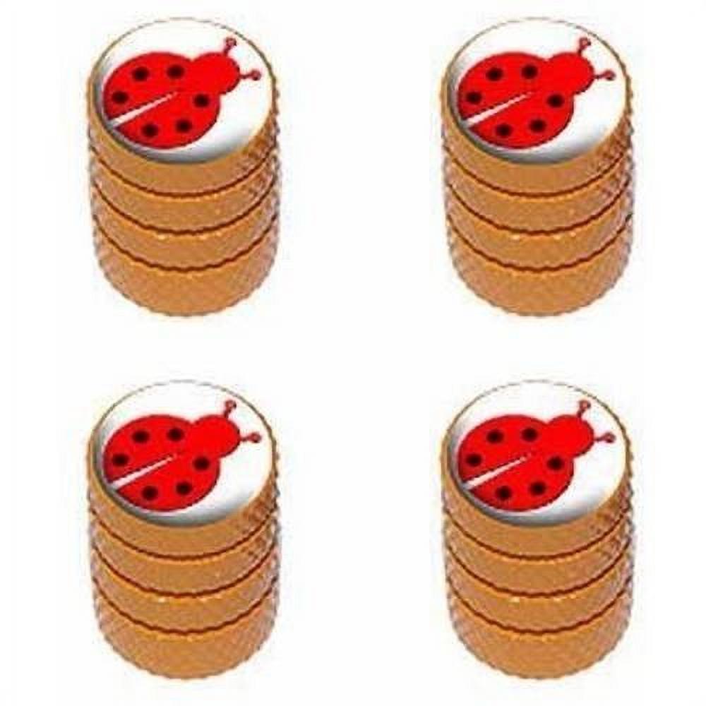 Ladybug Lady Bug Tire Rim Wheel Aluminum Valve Stem Caps, Multiple ...