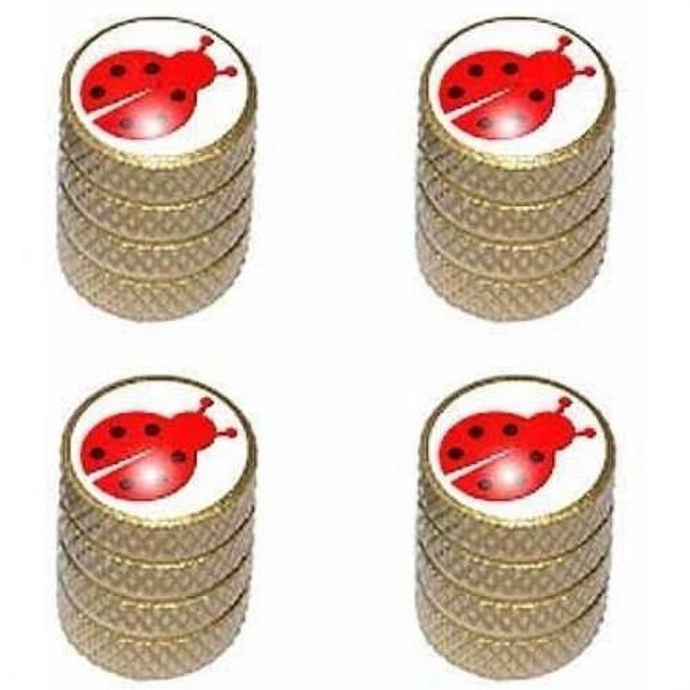Ladybug Lady Bug Tire Rim Wheel Aluminum Valve Stem Caps, Multiple ...