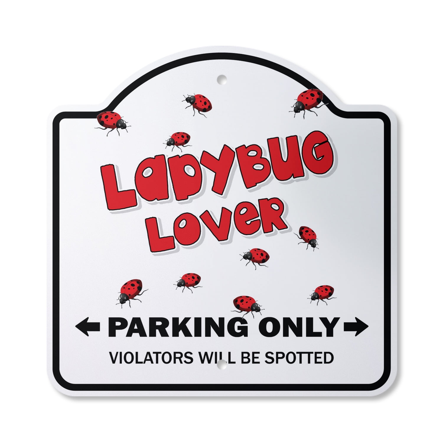 Ladybug Lover 14" X 14" Sign | Indoor/Outdoor Plastic | SignMission ...