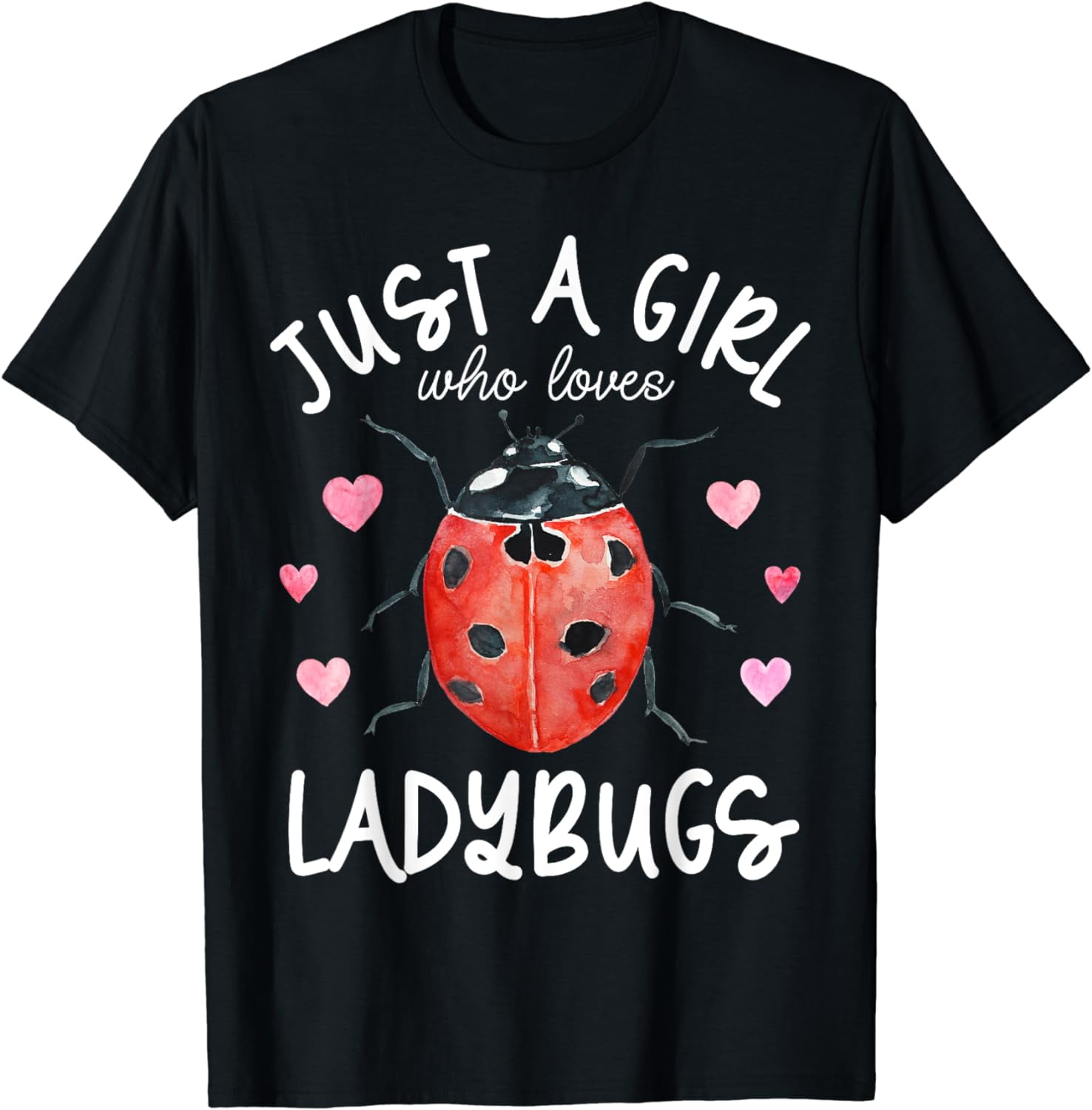 Ladybug Lover, Girls Cute Ladybug, Womens Ladybug T-Shirt - Walmart.com