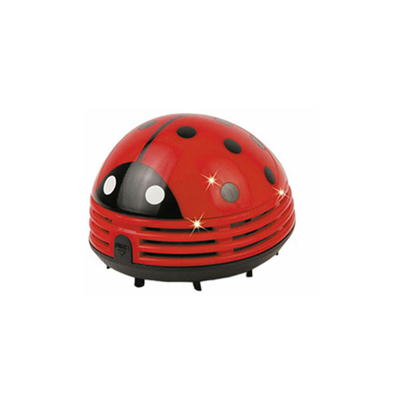 Ladybug Mini Cute Desk Battery Powered Ladybug Table Vacuum Cleaner ...