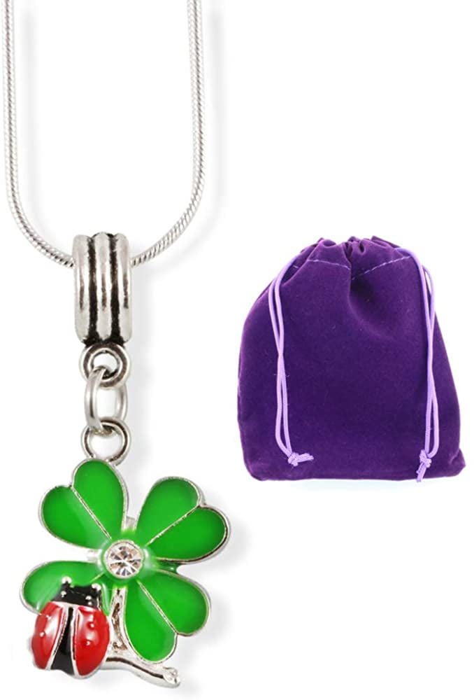 Ladybug Necklace | Ladybug Jewelry for Women Four Leaf Clover Snake ...