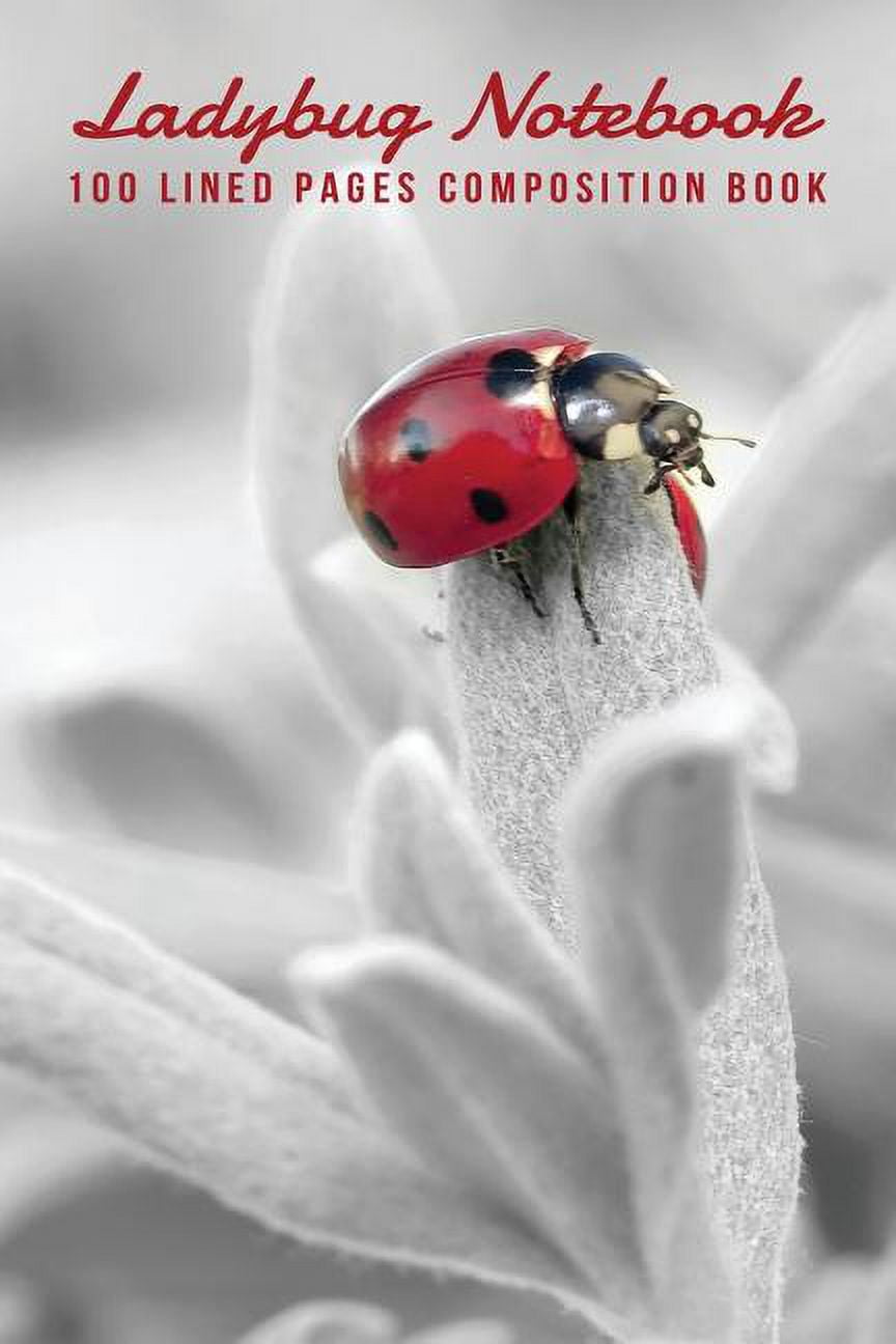 Ladybug Notebook: 100 Lined Pages Composition Book - Walmart.com