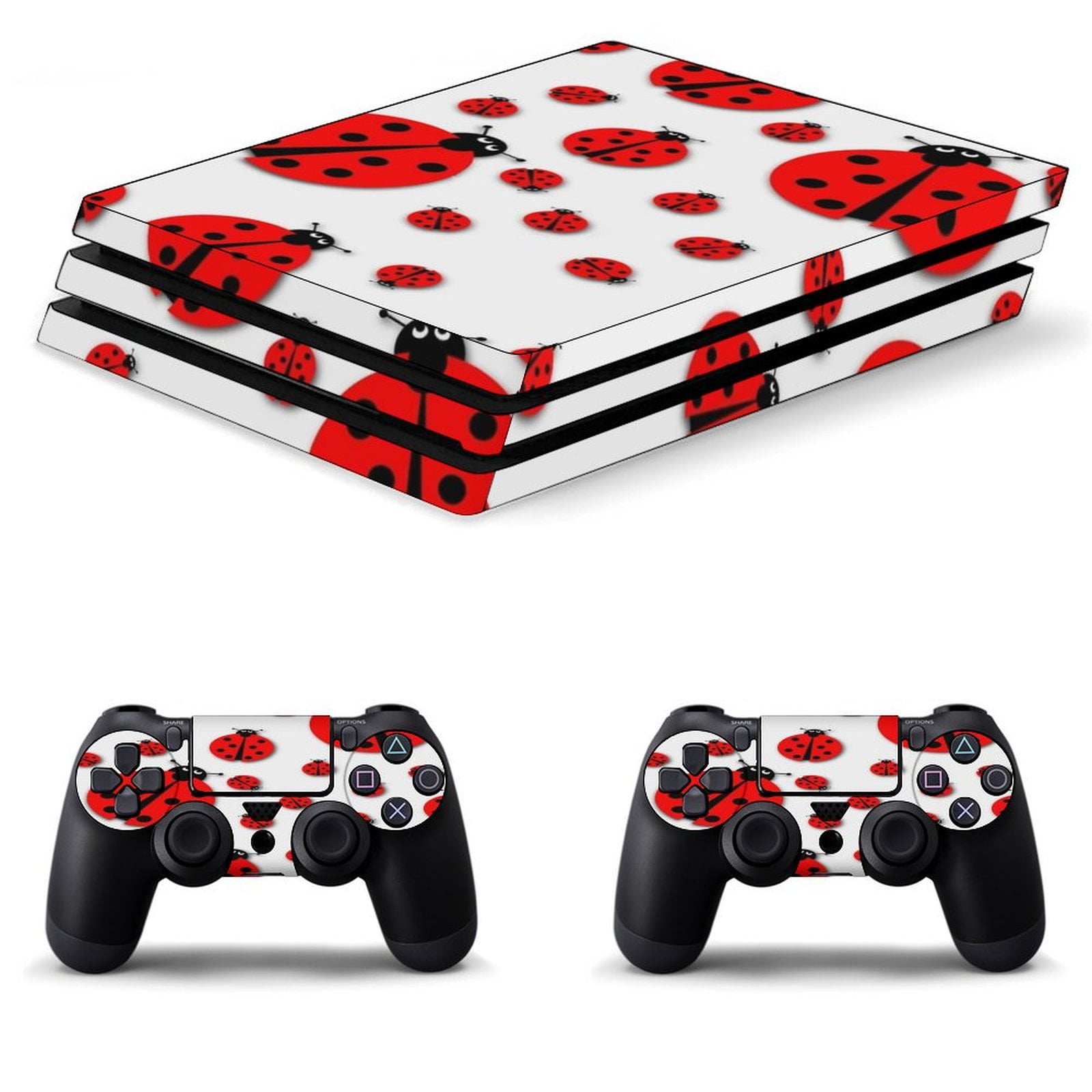 Ladybug PS4/PS4 Pro/PS4 Slim Skin Sticker For Console And Controller ...