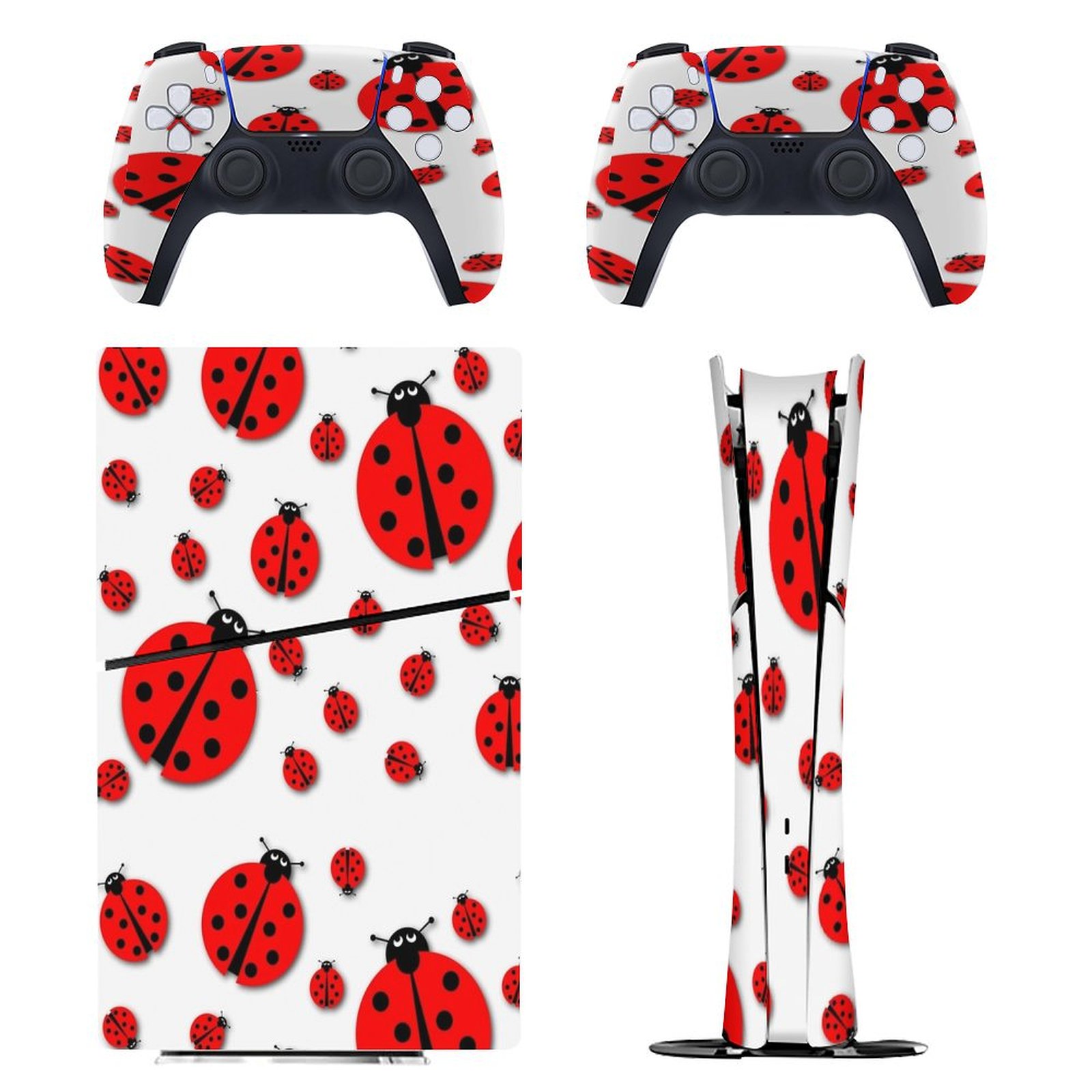 Ladybug PS5/PS5 Pro/PS5 Slim Digital Disc Skin Sticker For Console And ...