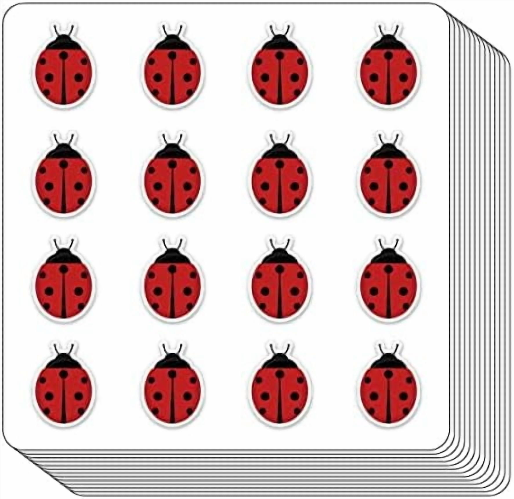 Ladybug Planner Stickers, 0.5in Scrapbooking Kids DIY Calendar Crafting ...