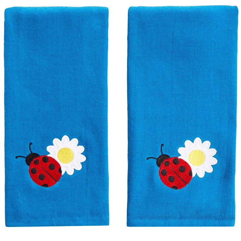 Ladybug Bath Collection - Ladybug Set of 2 Hand Towels - Walmart.com