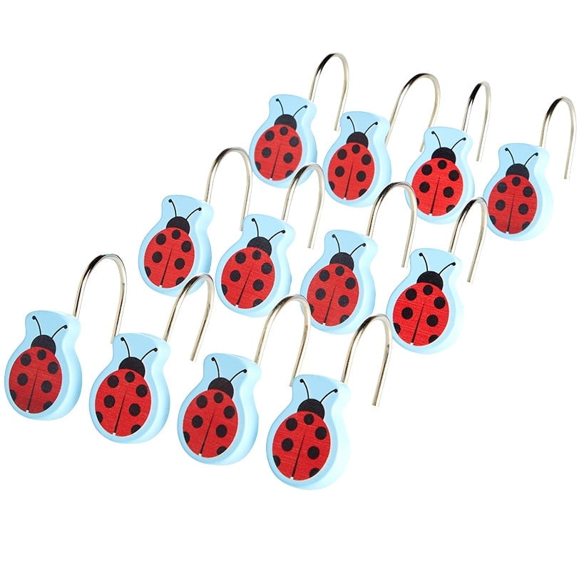 Ladybug Bath Collection - Ladybug Shower Curtain - Walmart.com