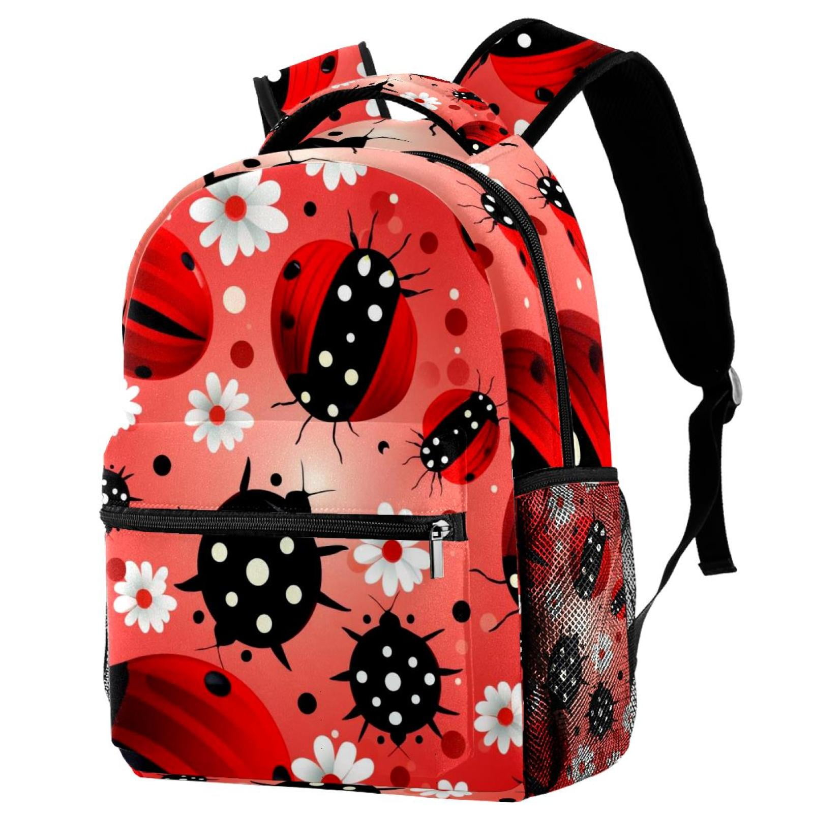 Ladybug Prints Casual Backpacks Lightweight Premium Backpack with 1 ...