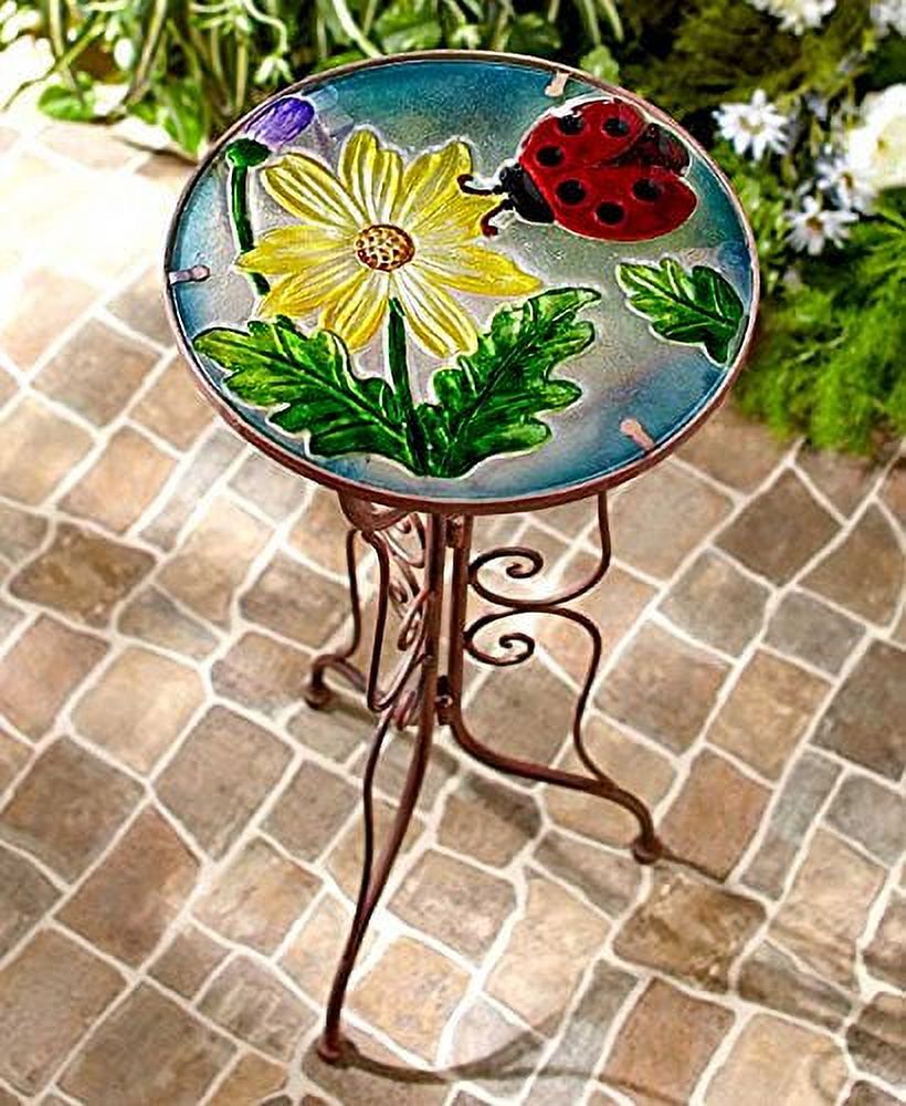 Ladybug Stained Glass Accent Tables - Walmart.com
