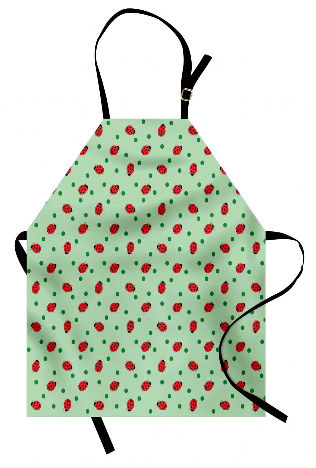 Ladybugs Apron Traditional Polka Dots Background Abstract Cute Ladybug ...